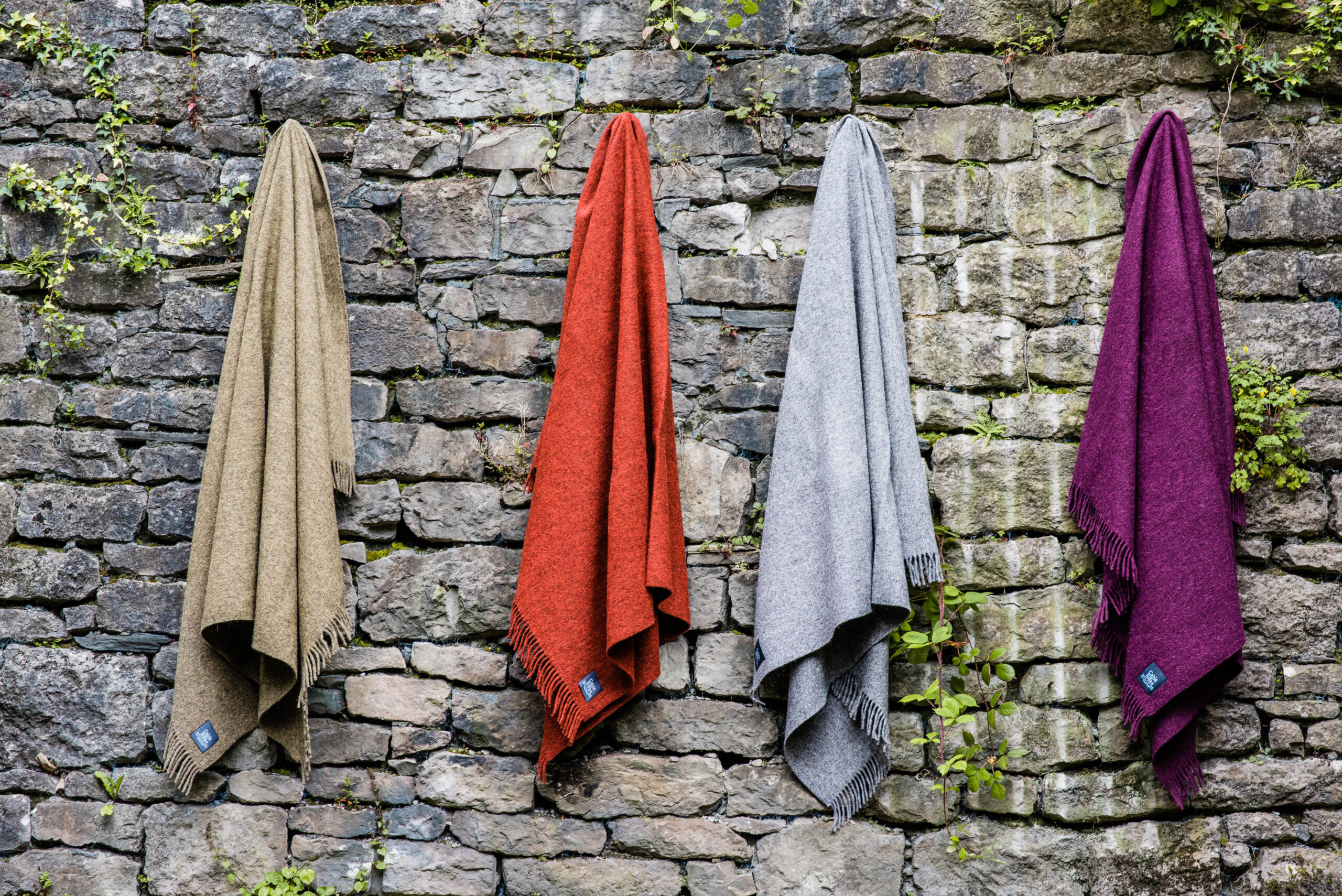 Herdwick 100% Wool Blankets | Cable & Blake Herwick, Flat, Cap